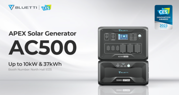 BLUETTI Ac500 vince il 2023 Innovation Awards Honoree del CES di Las ...