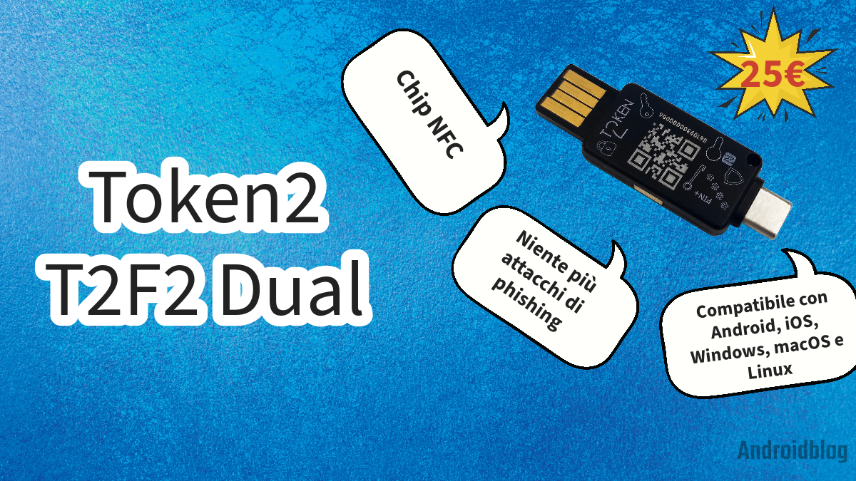 Recensione Token2 T2F2 Dual, chiave di sicurezza FIDO2 con connettori ...